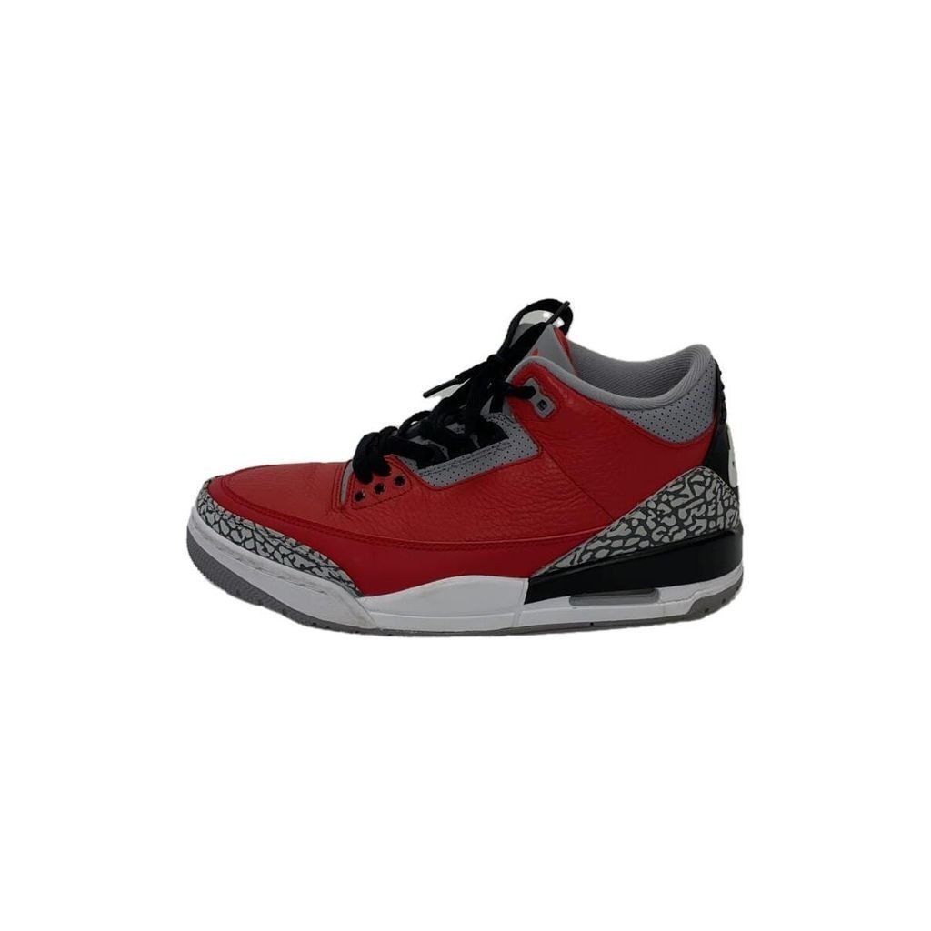 NIKE Sneakers Air Jordan 3 Low 2 6 5 9 Red retro cut | Shopee Malaysia