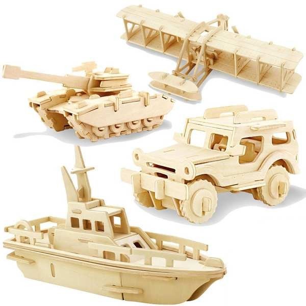 mainan budak educational toys for kids Teka-teki tiga dimensi 3D kayu ...