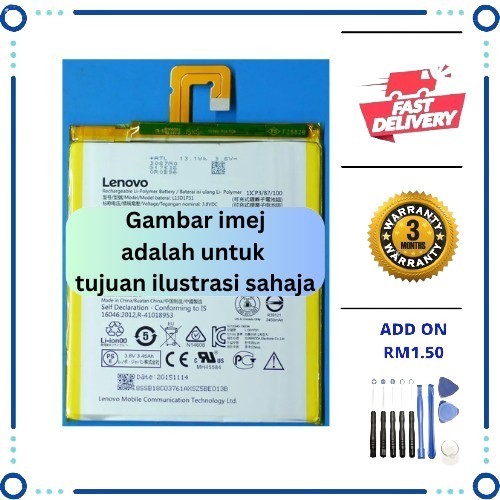 BATTERY LNV-TAB 4 ESSENTIAL-TB-7304I-L13D1P31(STRAIGHT) | Shopee Malaysia