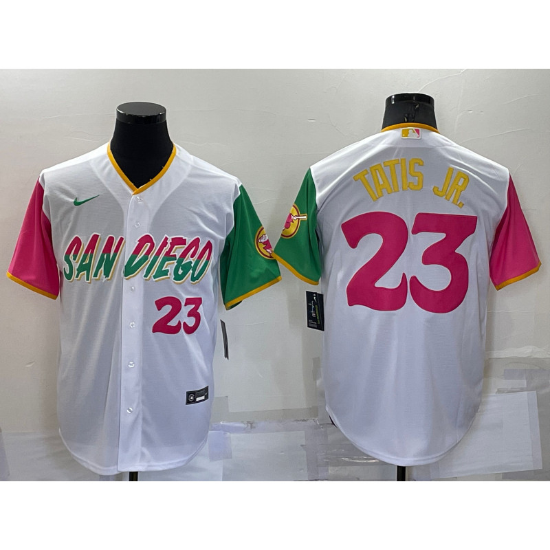 2024 New MLB San Diego Padres #23 Tatis Jr. #13 Machado #4 Snell City ...