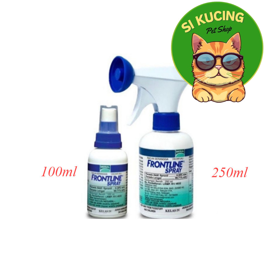 FRONTLINE Spray Fleas & Ticks Treatment (100ml/250ml) For Cats & Dogs ...