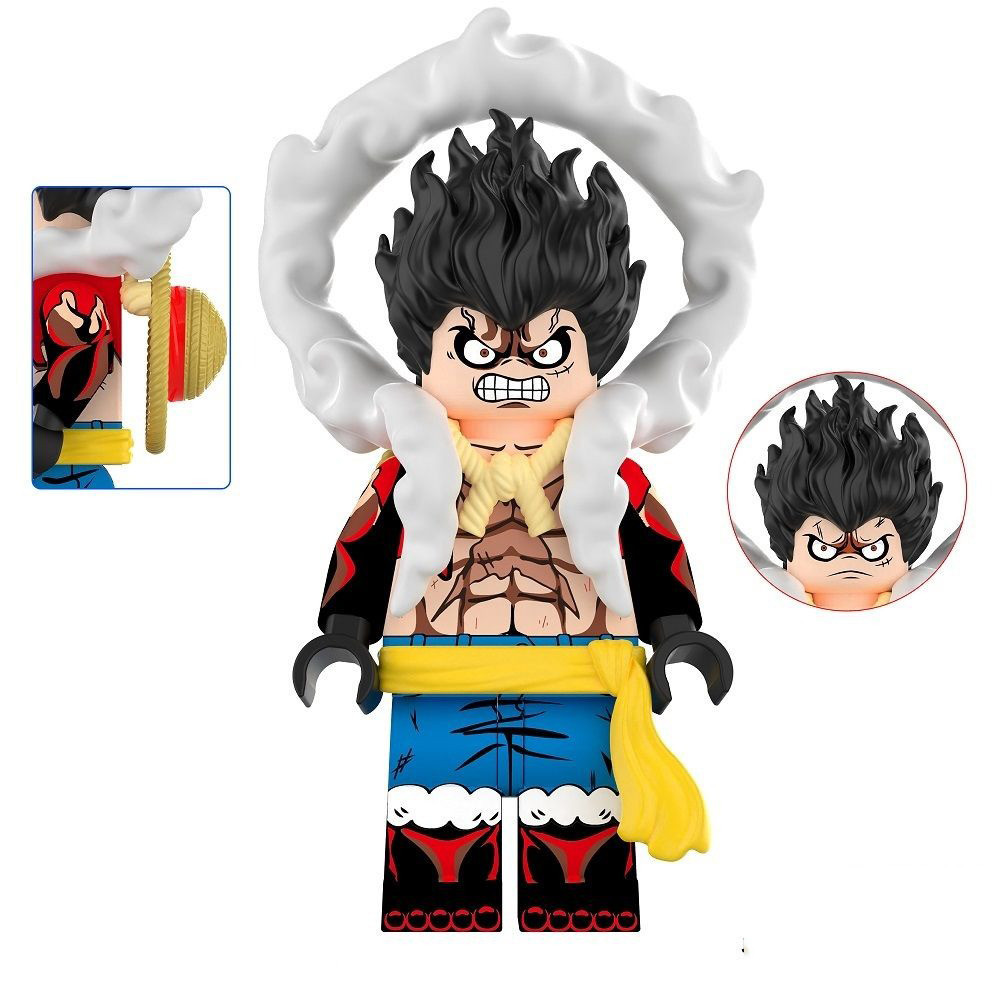 One Piece Luffy Compatible with Lego Figure Gear 4 5 Zoro Figurine ...