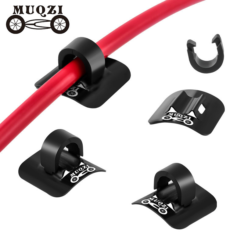 MUQZI 2/4pcs MTB Cable Guide Clamp Bike Brake Shift Cable Guide Clip ...