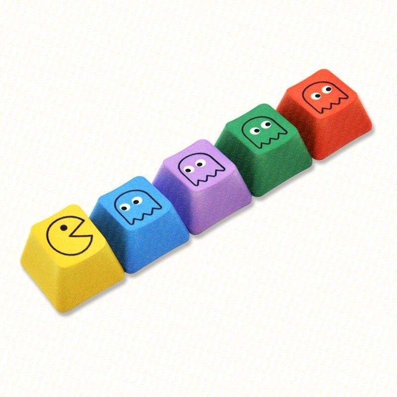 Petrichor 5pcs Keycaps RGBY Cartoon PBT Keycap Upgrade OEM Profile ...