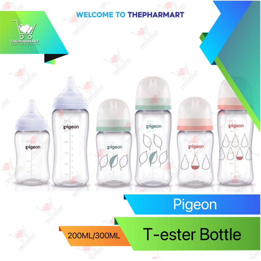 Pigeon SofTouch T Ester WIDE NECK Bottle (200ml / 300ml) | Shopee Malaysia