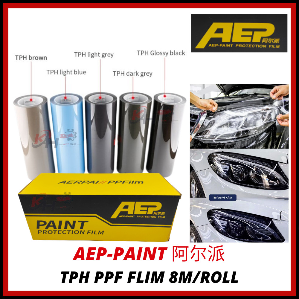 SUPPLY 1 ROLL 8M 7.5Mil TPH PPF FILM High Transparency Self-healing ...