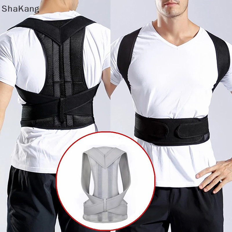 SKMY Alloy Bar Posture Corrector Neoprene Back Corset Brace ...
