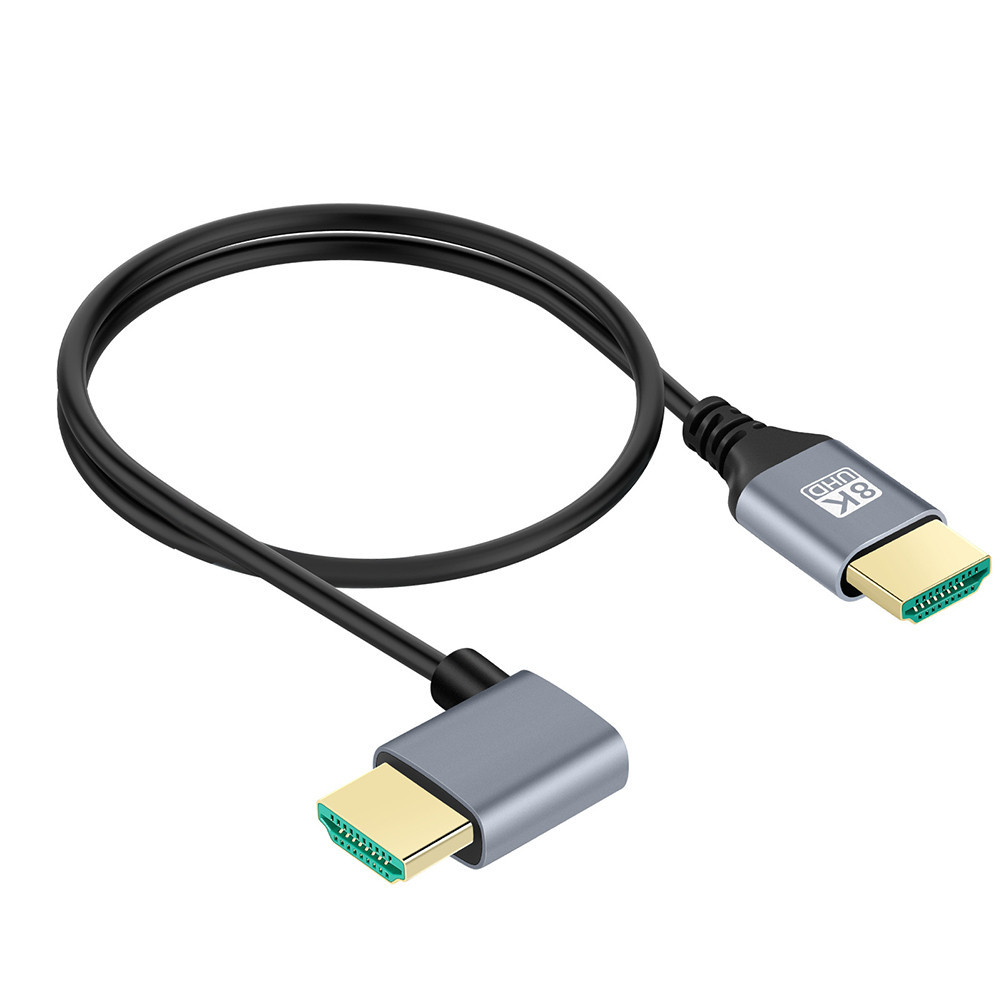 keepdreaming 90 Degree Cable Adapter Ultra HD HDMI-Compatible 2.1 Wire ...
