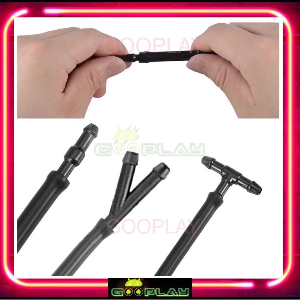Universal Car Wiper Spray Pipe Tube Hose Connector T- Straight- Y Joint ...