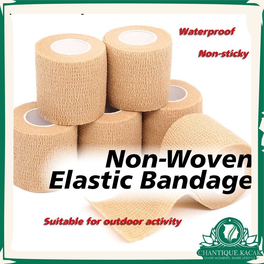 [CK] 2.5cm / 5cm x 450cm Gauze Roll Medical Sports Bandage Non-Woven ...