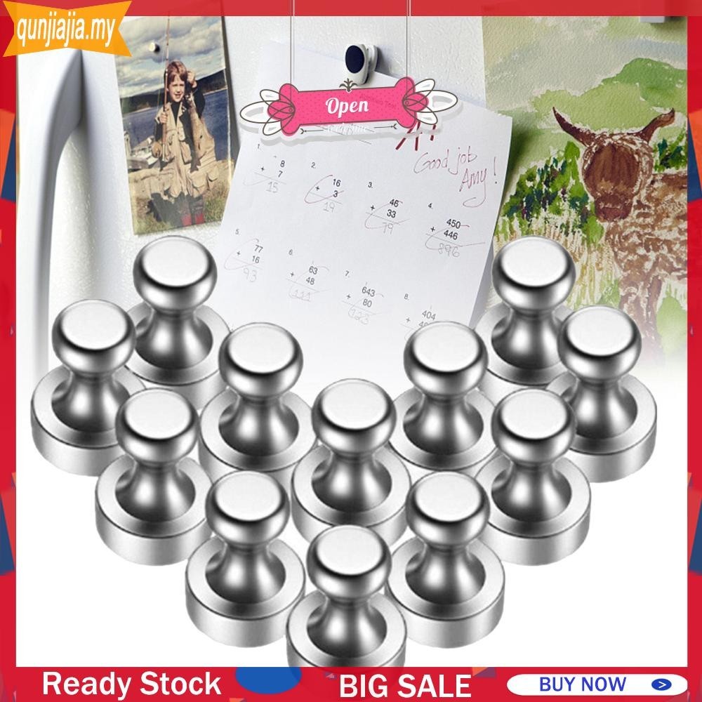 Nickel Magnetic Push Pins - Portable White Board Cones Durable Office ...