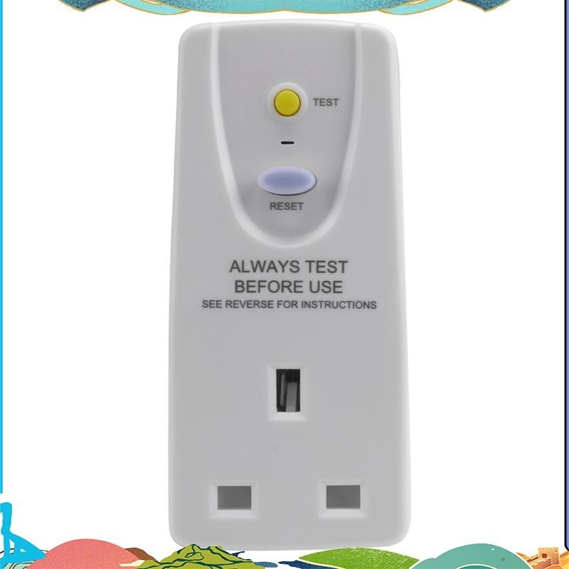 Uk Plug 13A Gfci Leakage Protection Plug Rcd Socket Home Circuit ...