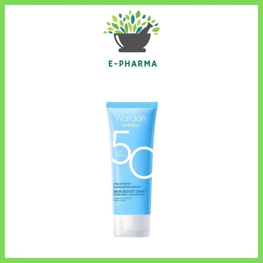 WARDAH UV Shield Aqua Fresh Sunscreen Serum SPF 50 PA++++ 30 ml ...