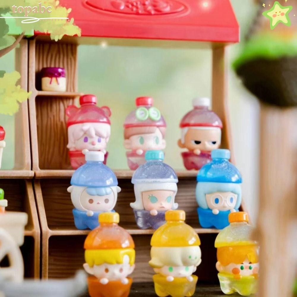 TOPABC Mini Labubu Ornaments, Soap Bubbles Colorful Juice Series Anime ...