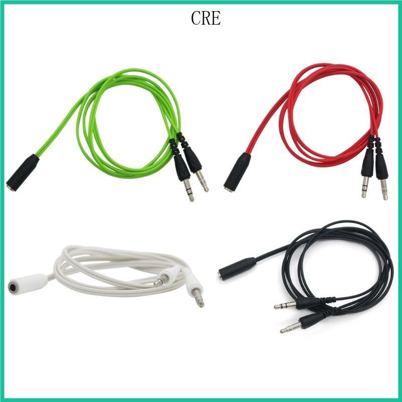 CRE Dual 3 5mm Plug Design Earphone Cable TPE Wires Perfect for ...