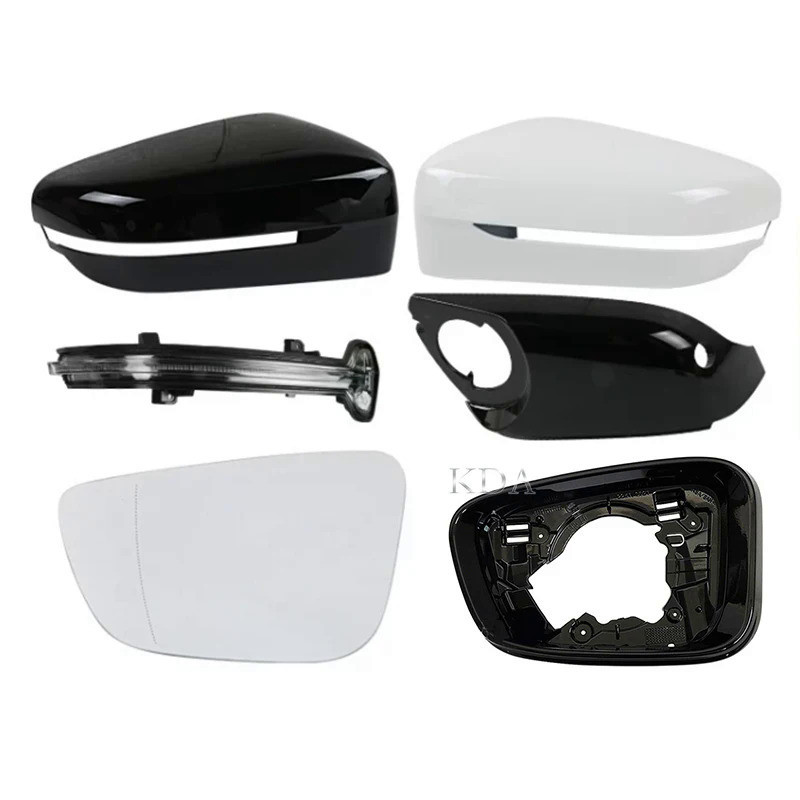 Auto Rear Mirror Glass Cover Frame Turn Signal Light Bottom for BMW 3 ...