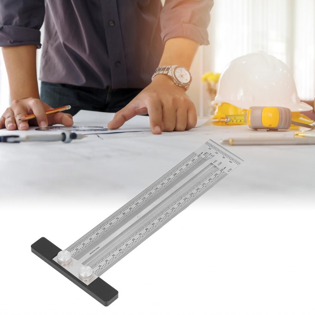 Rubikcube Carpenter T Ruler Woodworking Marking Clear Scale for ...