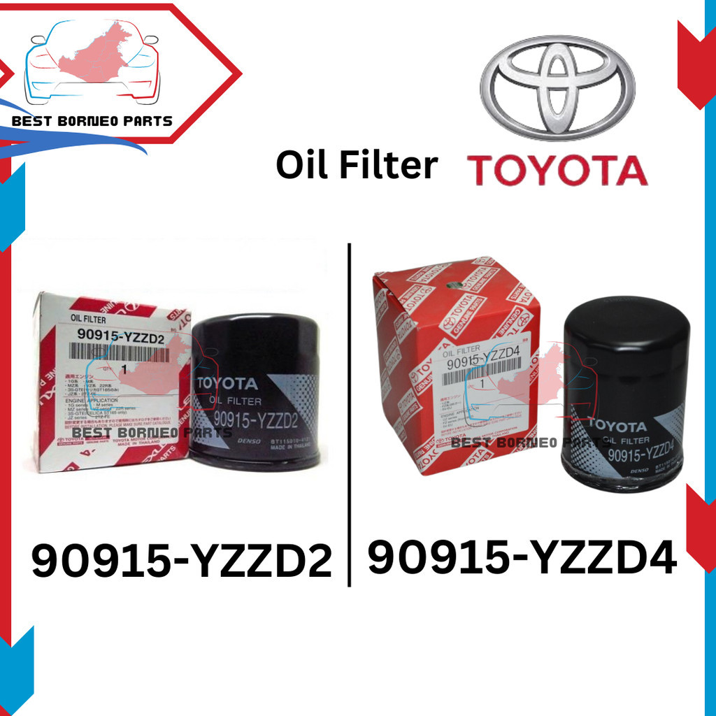 [ORIGINAL TOYOTA] Oil Filter / Penapis Minyak Enjin YZZD2 YZZD4 TOYOTA ...