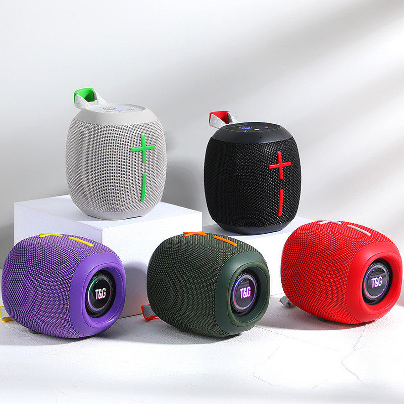 T&G TG-389 Portable Wireless Mini Speaker 1 Piece LED Flashing Light Speaker Indoor Outdoor ...
