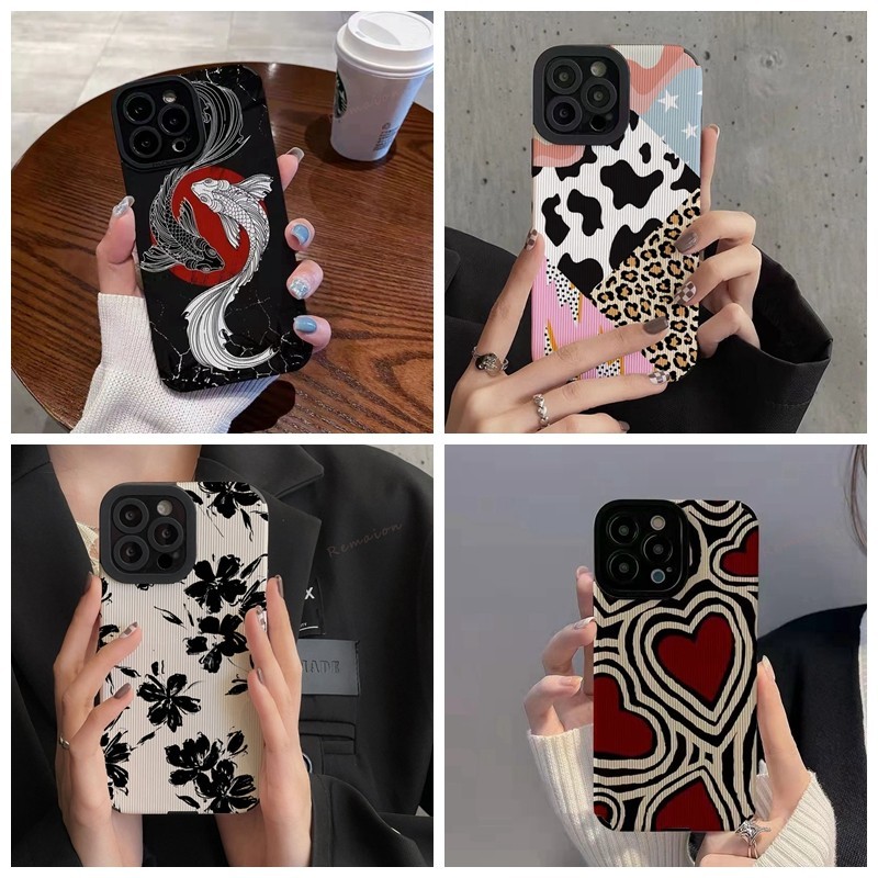 Luxury Heart Leopard Leather Butterfly Phone Casing for iPhone 15 11 12 ...