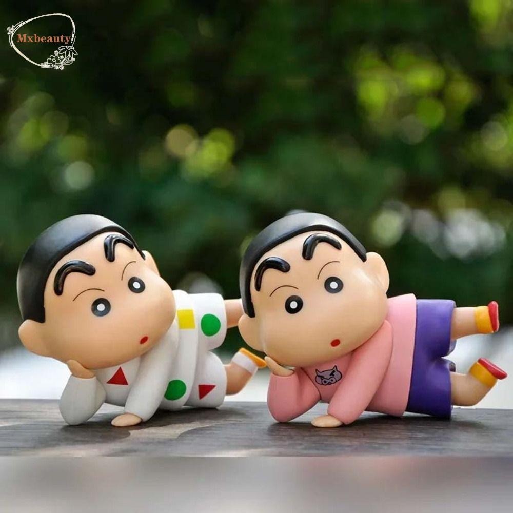 MXBEAUTY Crayon Shin-chan Anime Figure, Cartoon Cosplay Ornament Shin ...