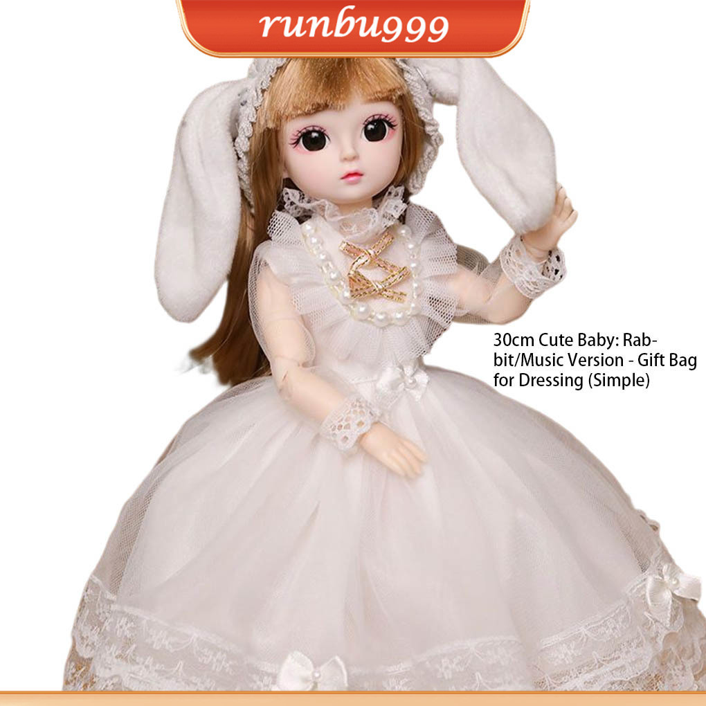 Little Girl Doll Removable DIY Dress Dolls Plush Plaything Lightweight ...