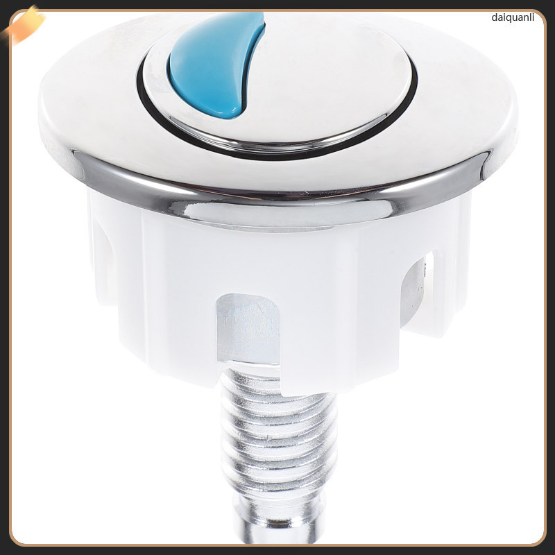 Toilet Replacement Button Dual Flush Valve Push Kit Flushing Remote ...