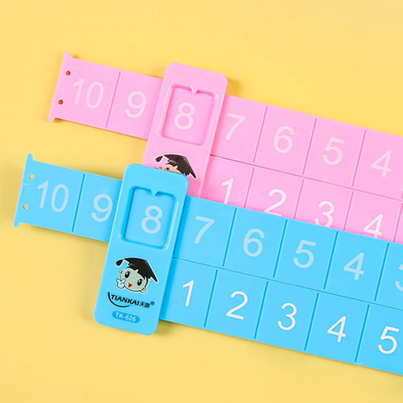 Math Teaching Tool Ruler Number Stencils Ruler Math Teaching Aids for ...