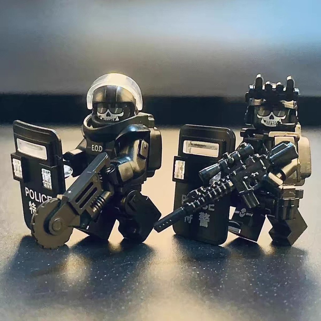 Compatible with LEGO brick minifigures ghost military special forces ...
