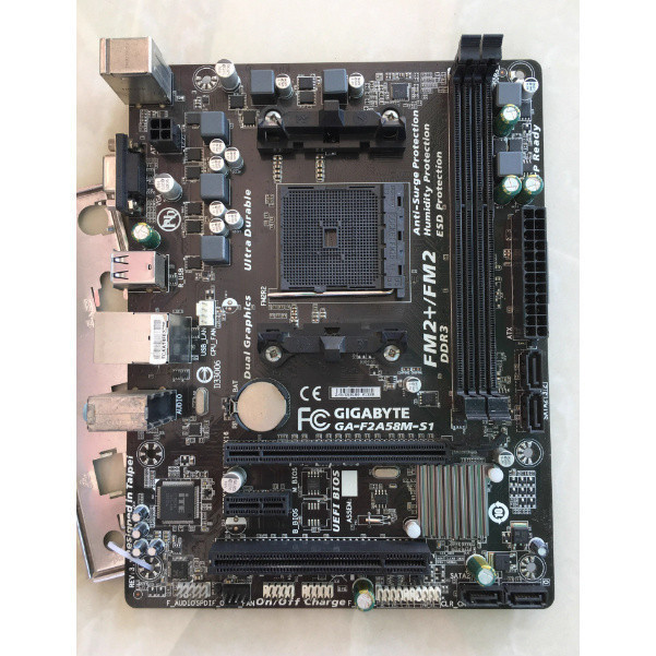 Gigabyte GA-F2A58M-S1 DS2 DDR3 A58M FM2 Integrated Computer Quad Core ...
