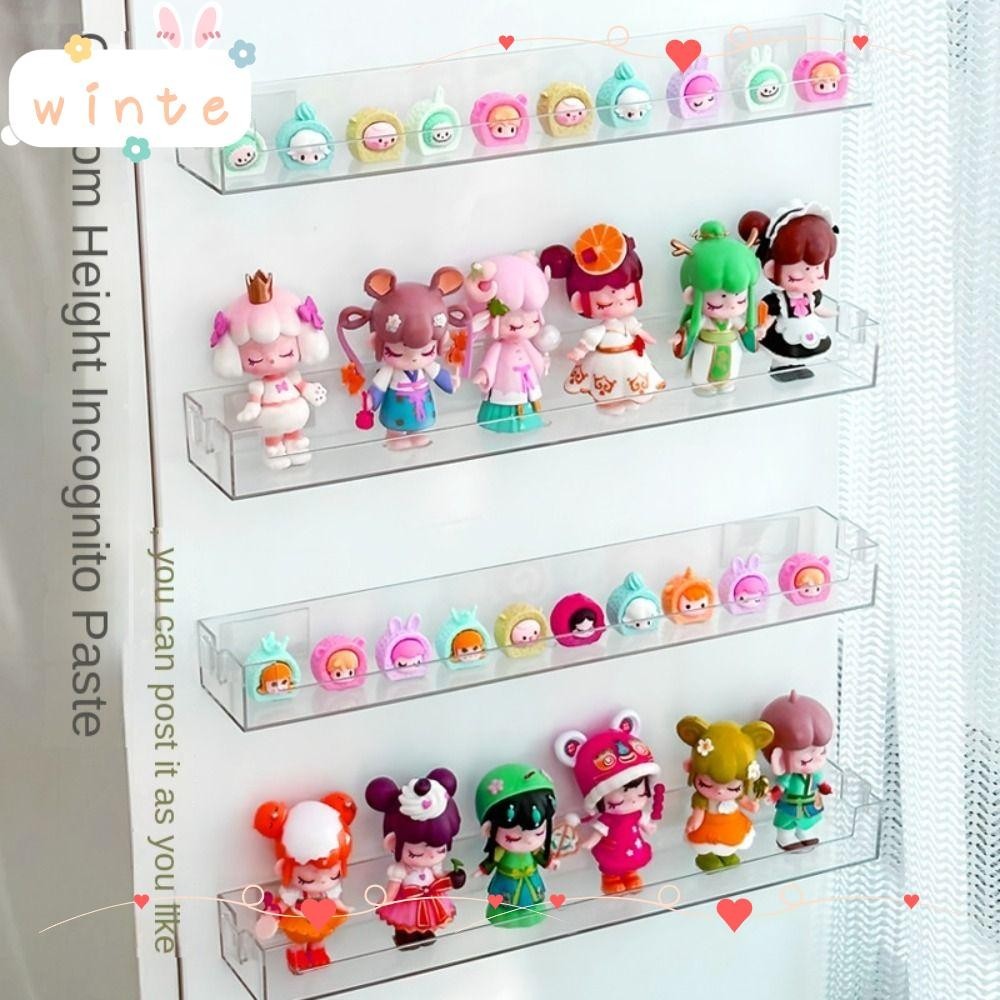WINTE Pop Mart Display Rack, Doll Storage Rack Wall Mounted Figurine ...