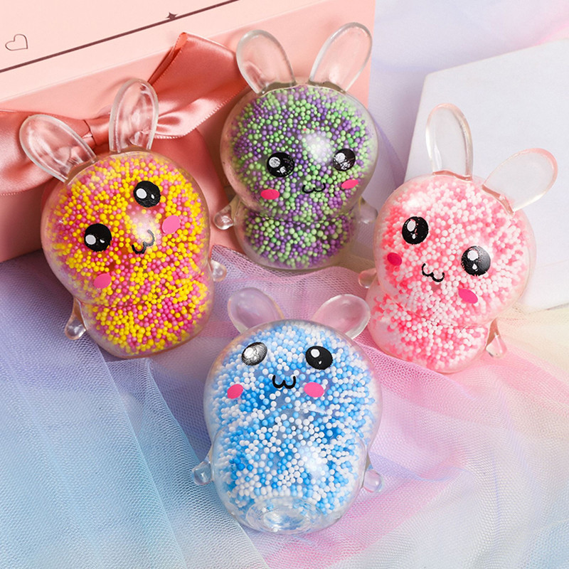 Awhrtwb Luminous Bunny Bear Octopus Ball Deion Prop Squeeze Fidget For ...