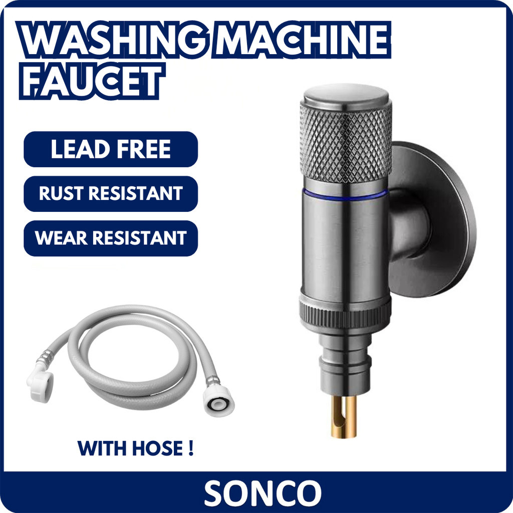 SONCO Universal Clip On Washing Machine Faucet Valve Automatic Water ...