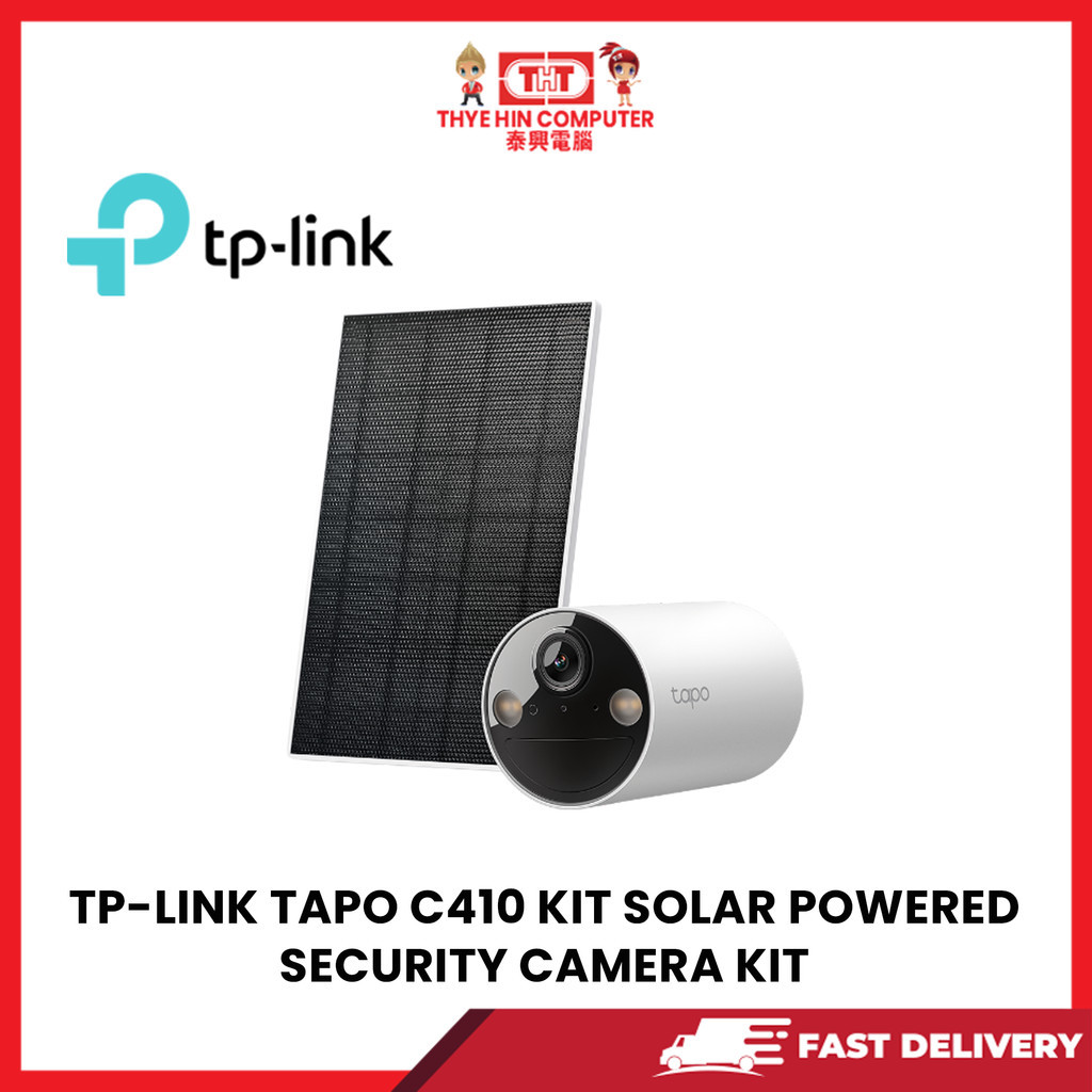 TP-LINK TAPO C410 KIT SOLAR POWERED SECURITY CAMERA KIT | Shopee Malaysia