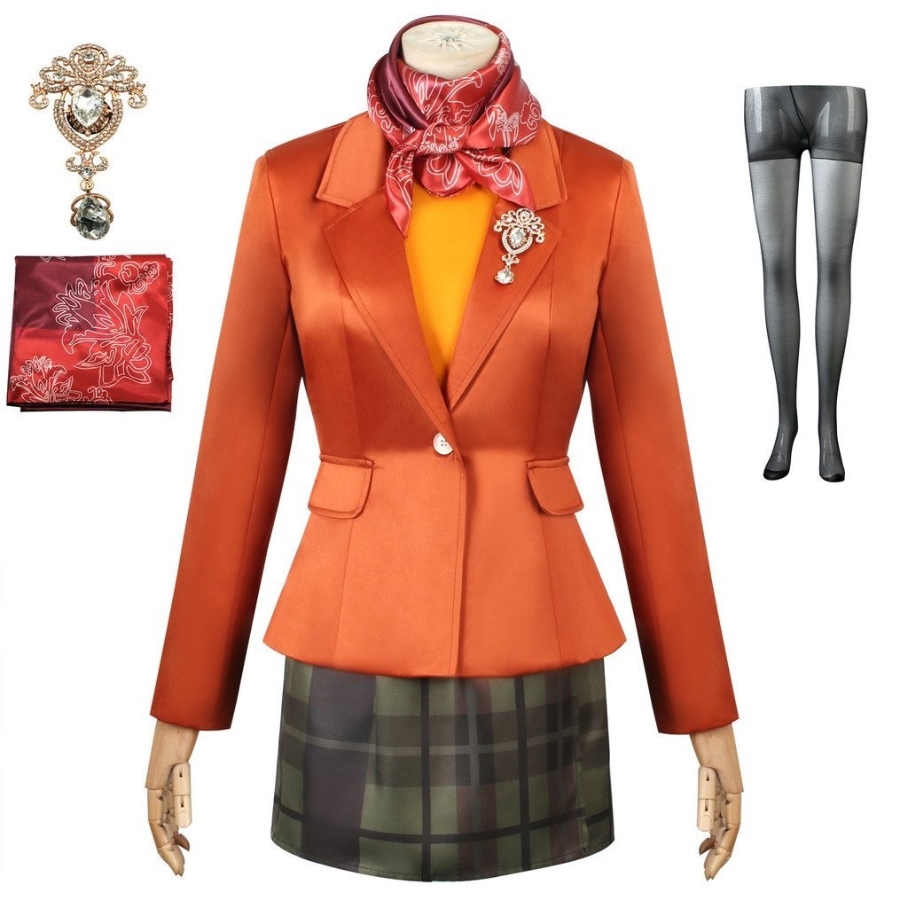 Man cos Resident Evil 4 Ashley cosplay Graham Ashley Uniform Skirt Suit ...