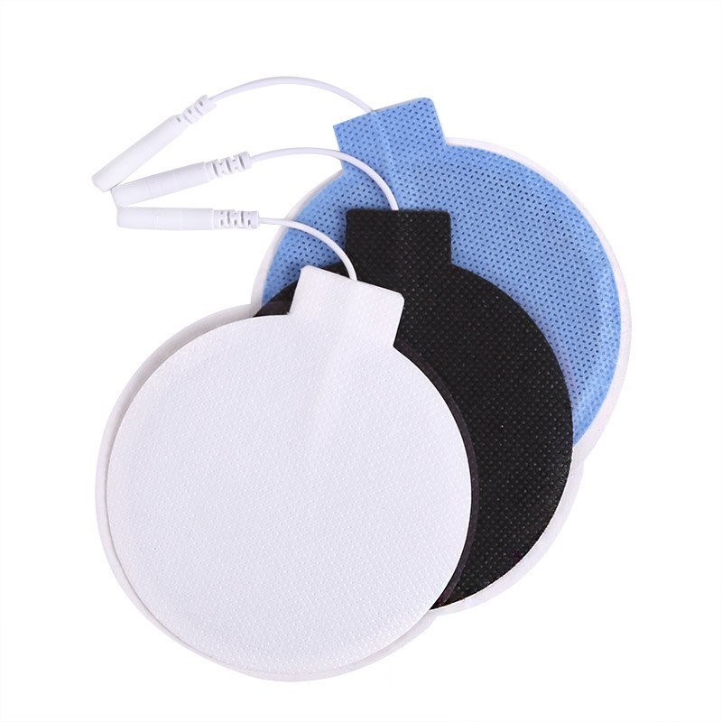 8.5CM Round Silicone Gel Electrode Pads Nerve Muscle Stimulator ...