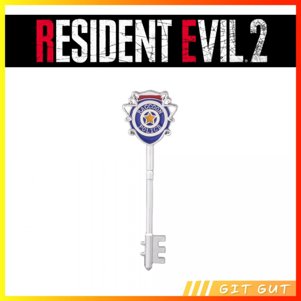 REPLIKA Resident Evil 2 Raccoon city Police Department Key Replica ...
