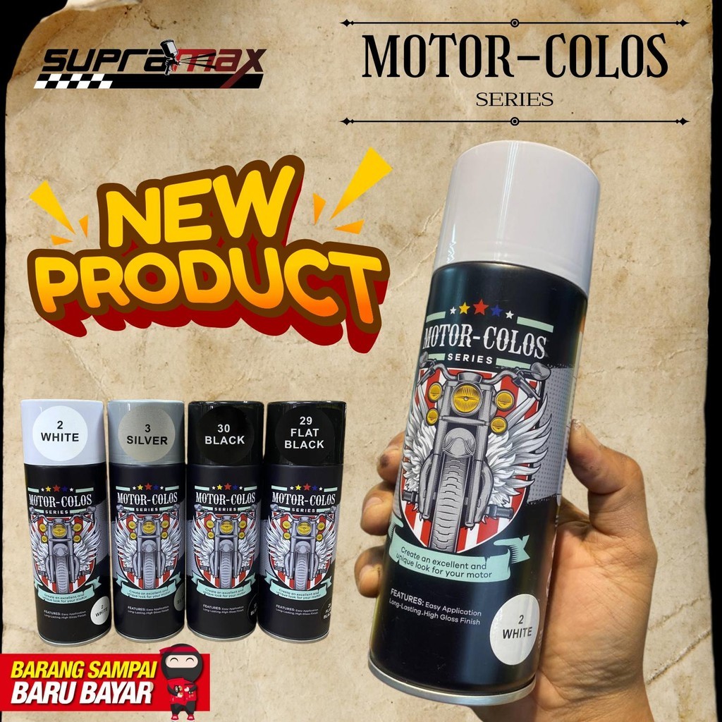 AIKKA Motor-Colos Series Aerosol Spray Tin untuk Motor - Motorcycle ...