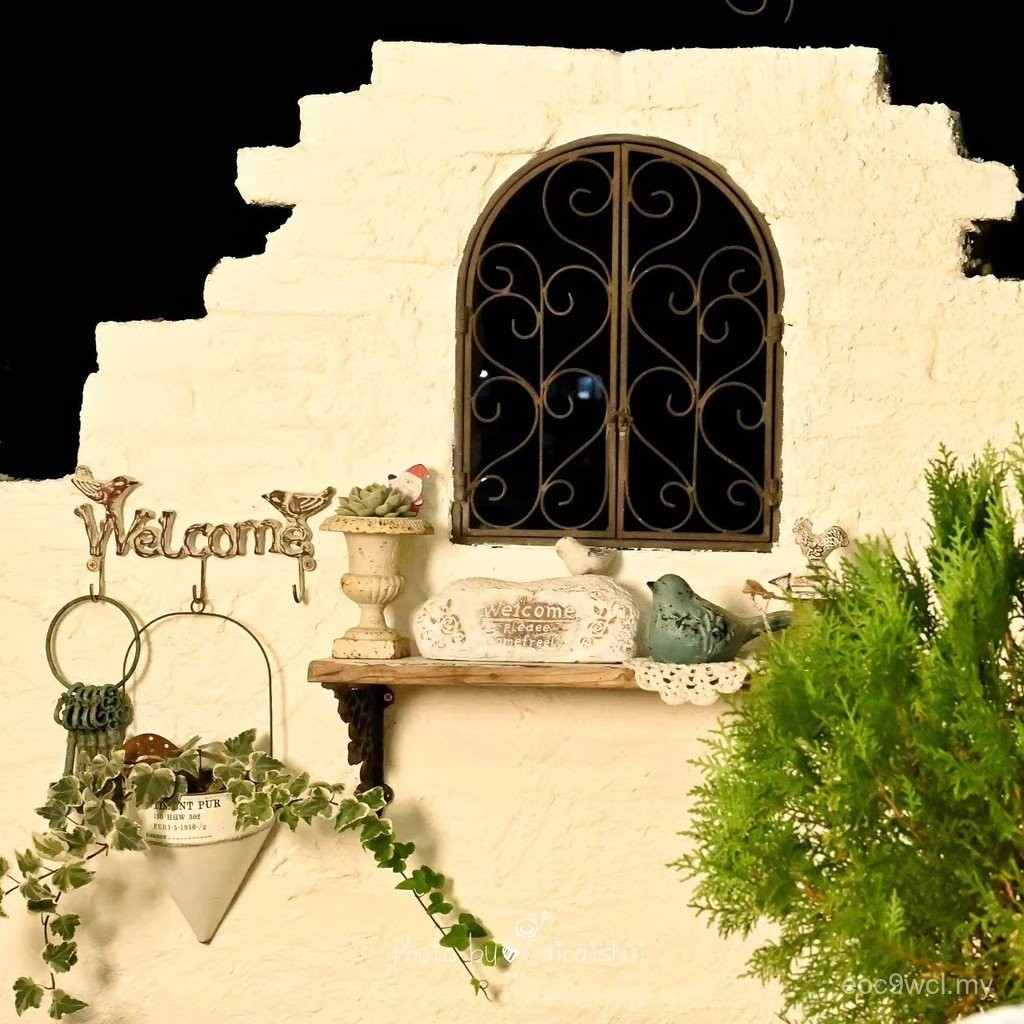 Ins Gantung Dinding Tingkap Sebenar Balkoni Ruang Tamu Hiasan Dinding ...