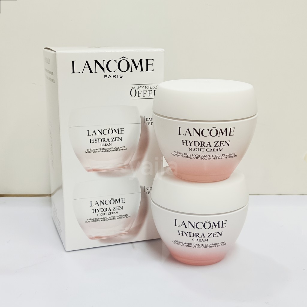 Lancome Moisture Edge Soothing Moisturizing Day and Night Cream Two Piece Set 50mlx2 | Shopee ...
