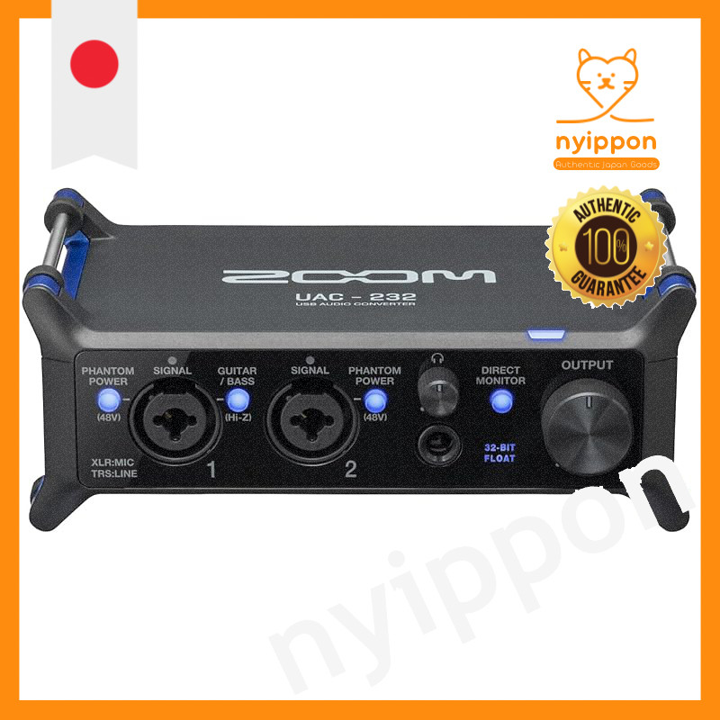 ZOOM UAC-232 USB audio interface with 2 in / 2 out specifications ...