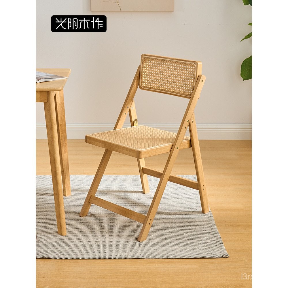 Kerusi rotan wabi-sabi angin sederhana rumah boleh dilipat kerusi ...