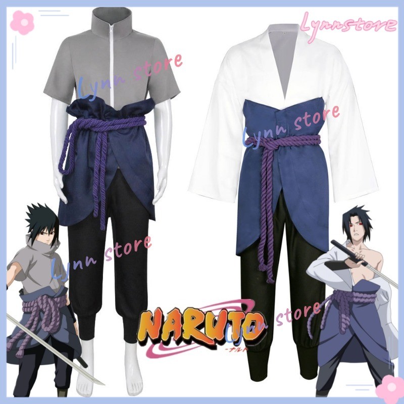 Child/Adult Size Anime Uchiha Sasuke Cosplay Costume Party Role Play ...
