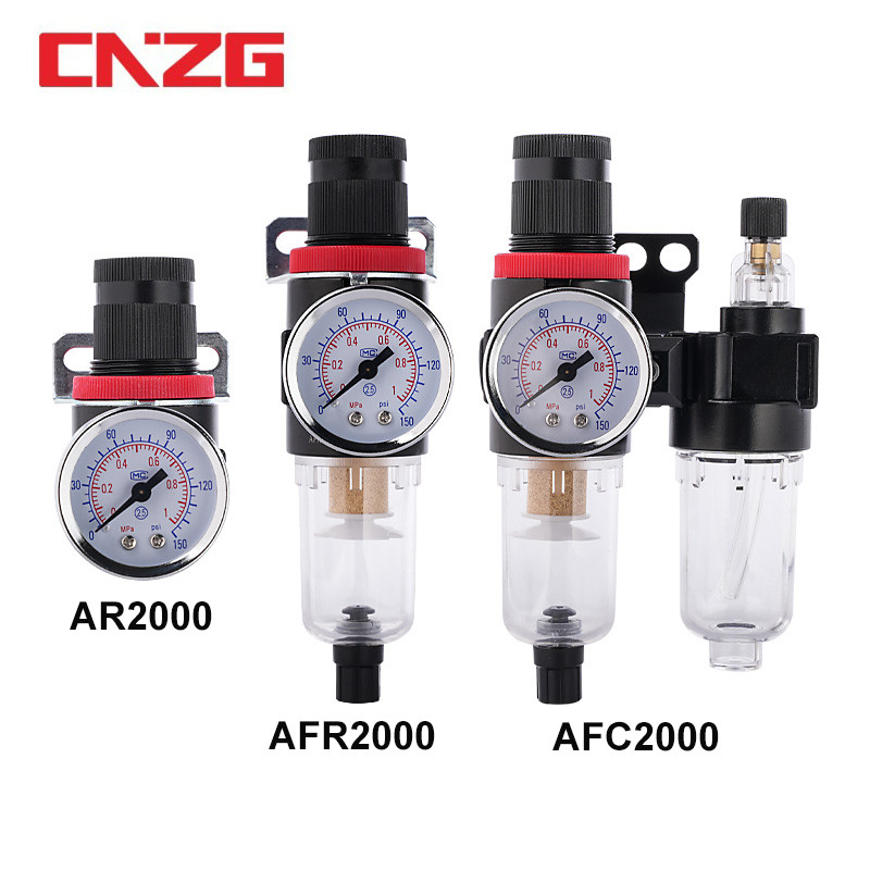 1/4 BSP Air Filter Compressor Pressure Regulator Moisture Trap Oil ...