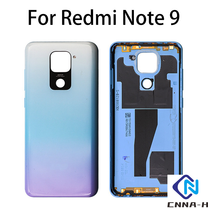 Back Battery Cover For Xiaomi Redmi Note 9 Back Battery Cover Door Panel Housing Replace ...