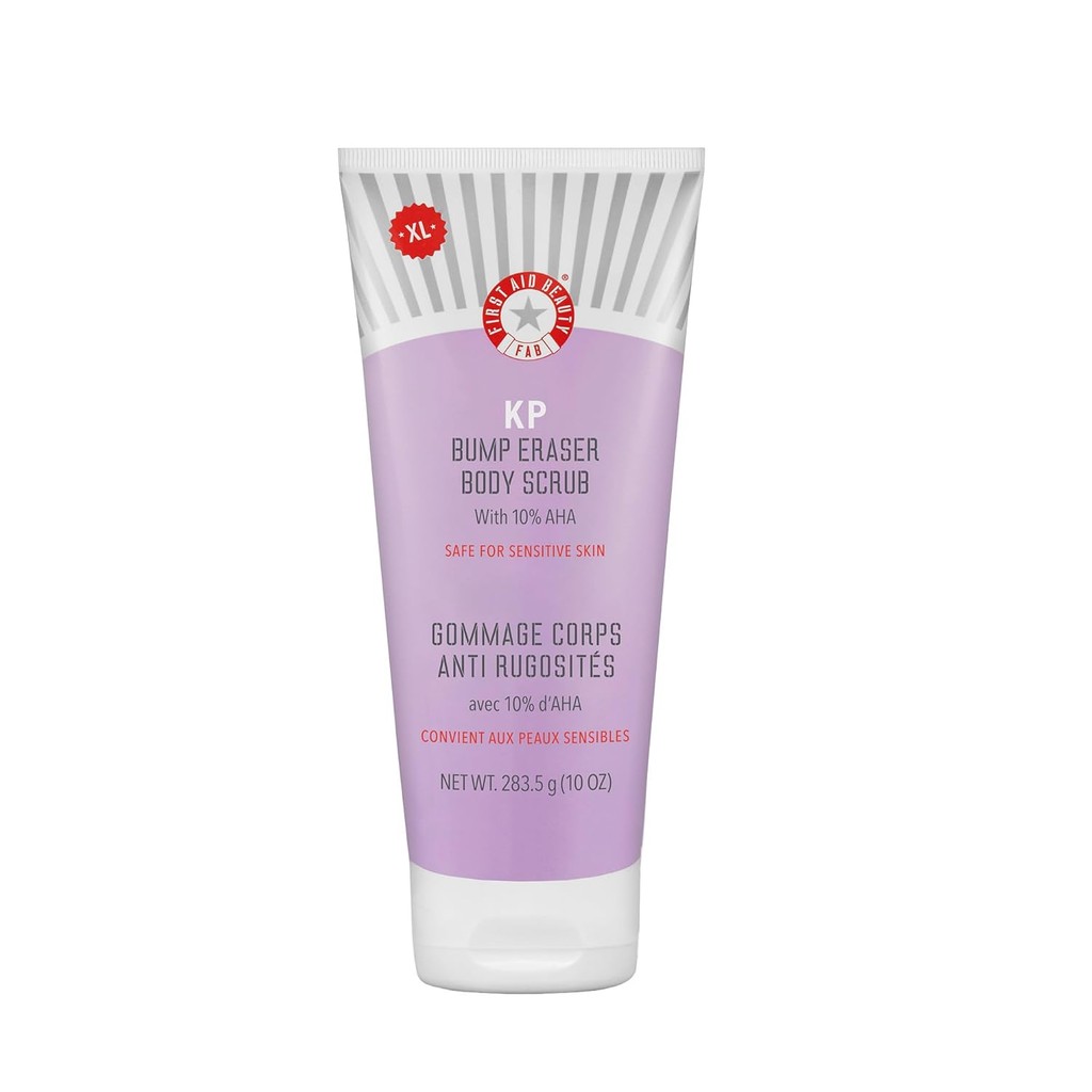 First Aid Beauty-KP Bump Eraser Body Scrub 10% AHA, Pilaris Exfoliating ...