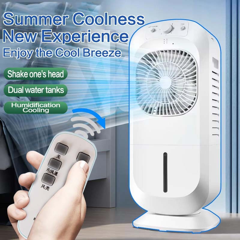 Portable Air Conditioner Air Cooler Fan 3 Speed Fan Swing Fan Kipas Air ...