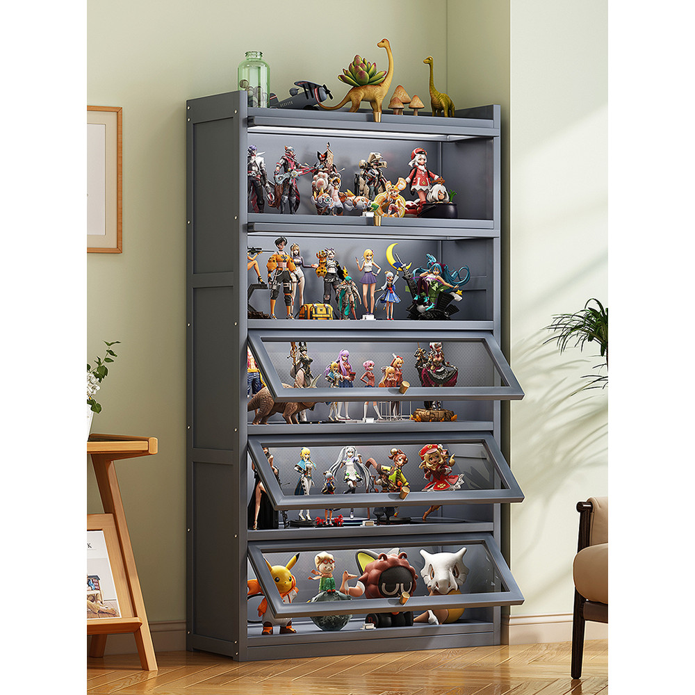 Kabinet Paparan Rak Hadiah Kalis Habuk Isi Rumah Kecil Lutsinar Bukan ...