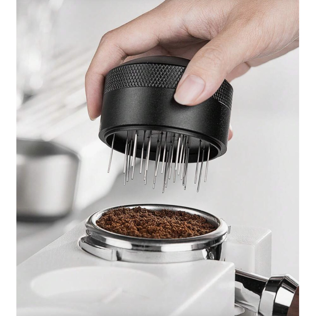58mm Coffee Tamper Needle Stainless Steel Loose Powder Needle with Base ...