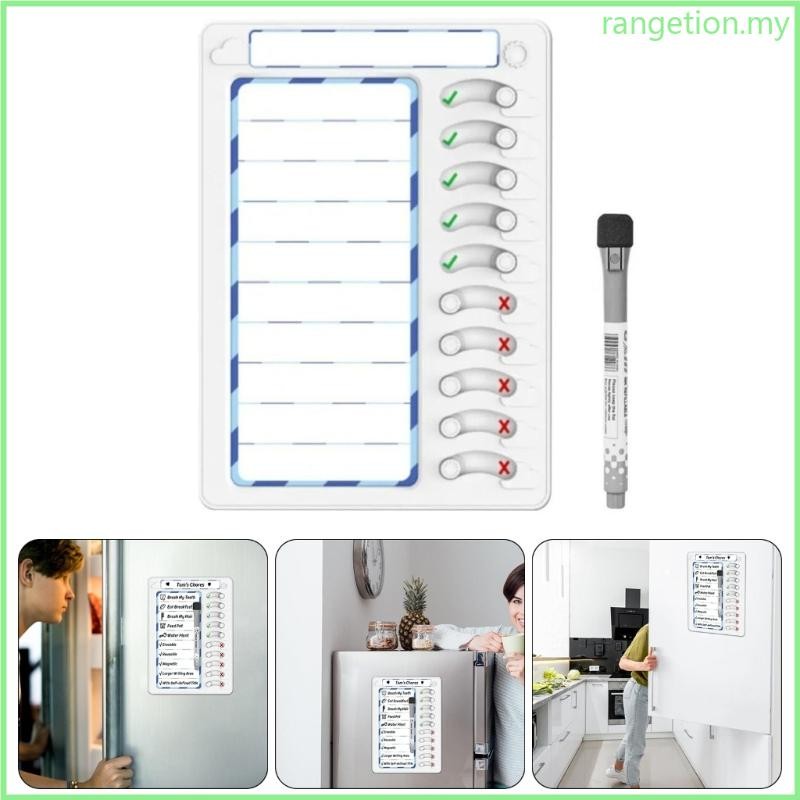 RAN Magnetic Checklist Board Dry Erases Chore Chart Routine Chart ADHD ...